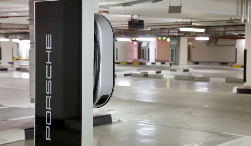 PORSCHE ROLLS OUT DESTINATION CHARGING STATION - bazaar.town